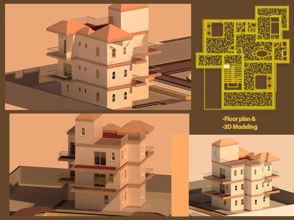 Architectural Floor Plan & 3D design for Realistic rendering. | Upwork