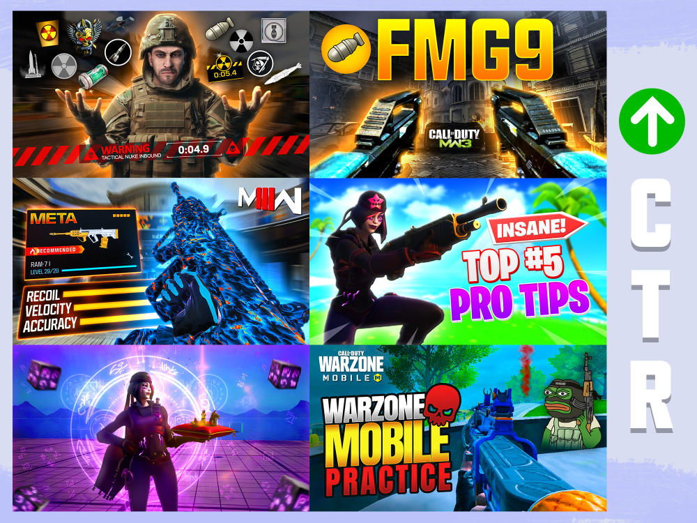 Professional YouTube Thumbnail Designer | Any YouTube Thumbnail Design ...