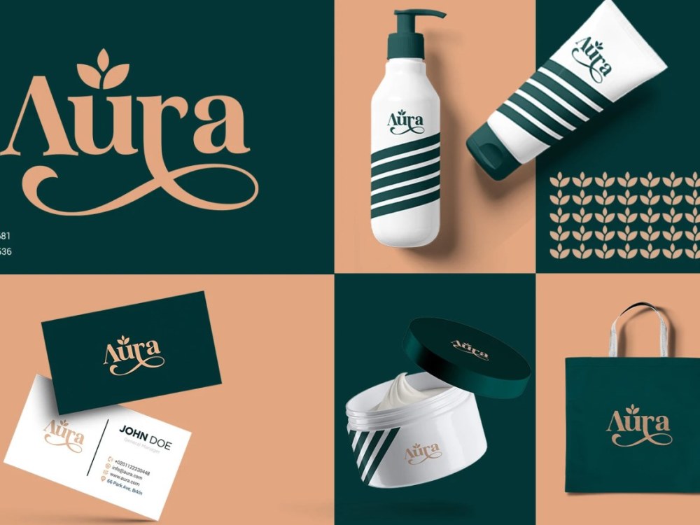Minimalist logo and brand identity with full branding kit | Upwork