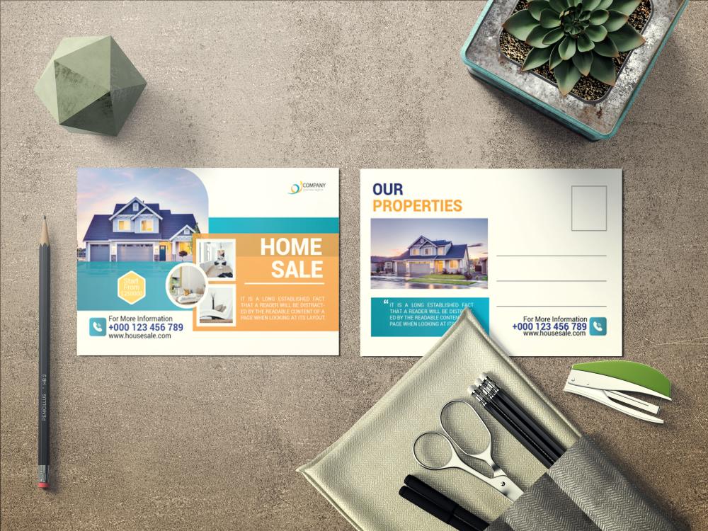 Unique and custom postcard design | Upwork