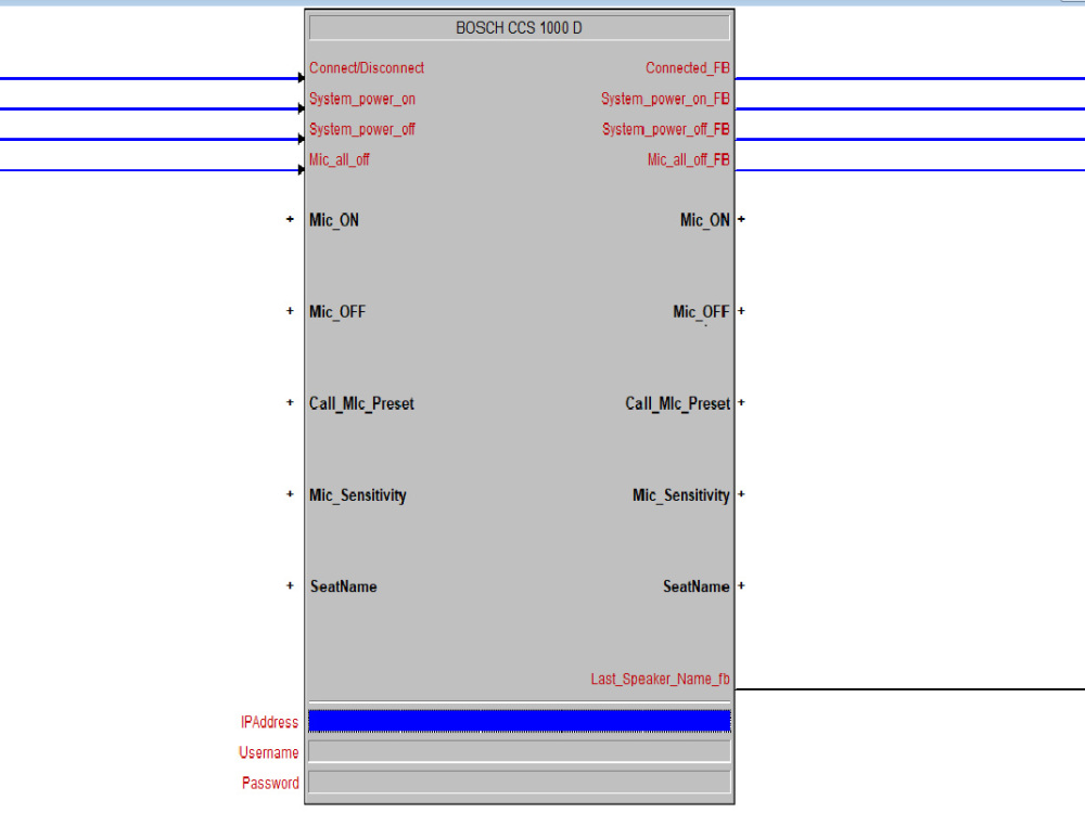 Automatic Camera tracking Crestron module for Bosch CCS 1000 D - CU ...
