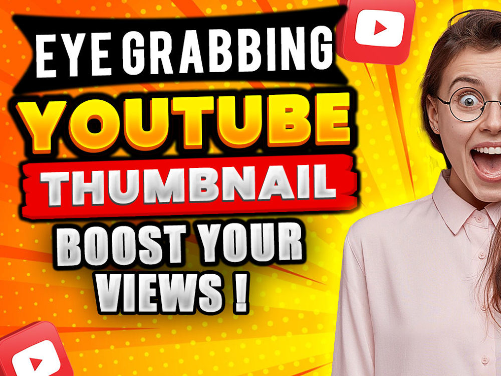 Eye-catching YouTube thumbnails boost your views! | Upwork