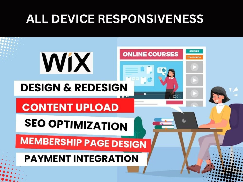 A Wix revamp Wix redesign| Wix store website and Wix bug fixing | Upwork