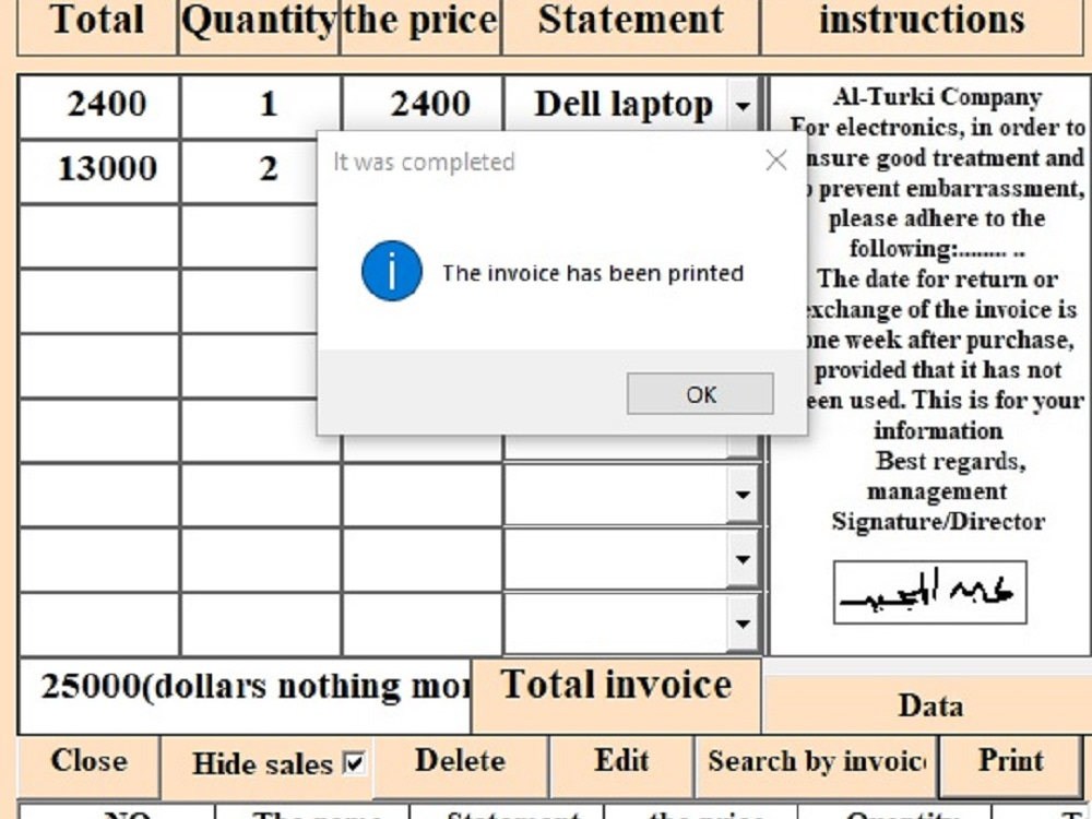 Sales invoice design,Make a sales invoice, print it, | Upwork