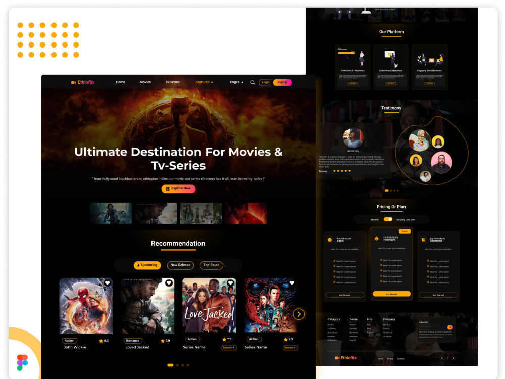 A fantastic Landing page UI designs | Upwork