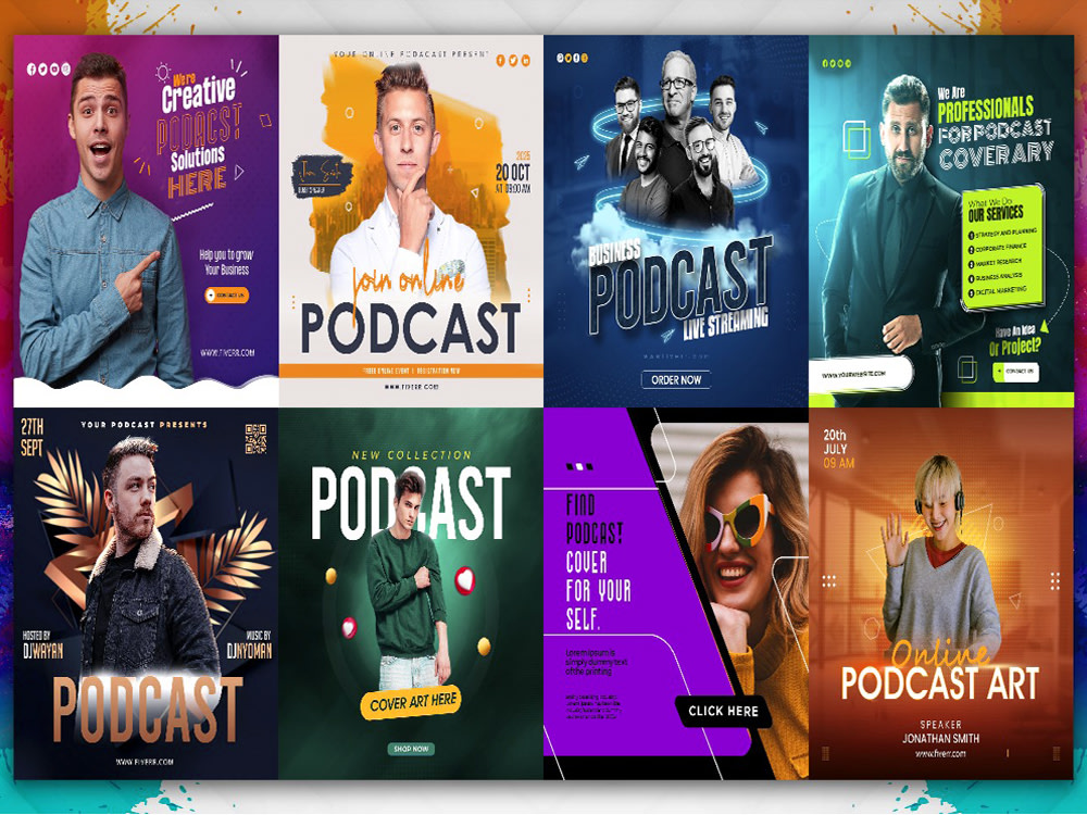 A professional podcast cover art and thumbnail | Upwork