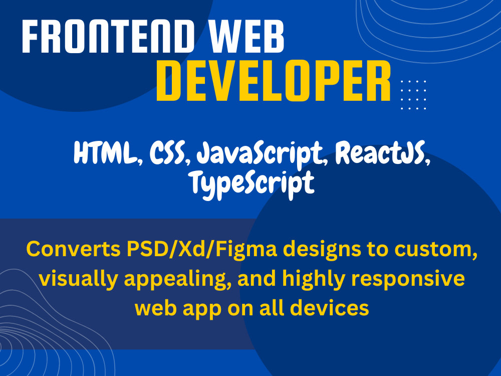 Highly responsive, interactive, and visually appealing webapps/landing page | Upwork