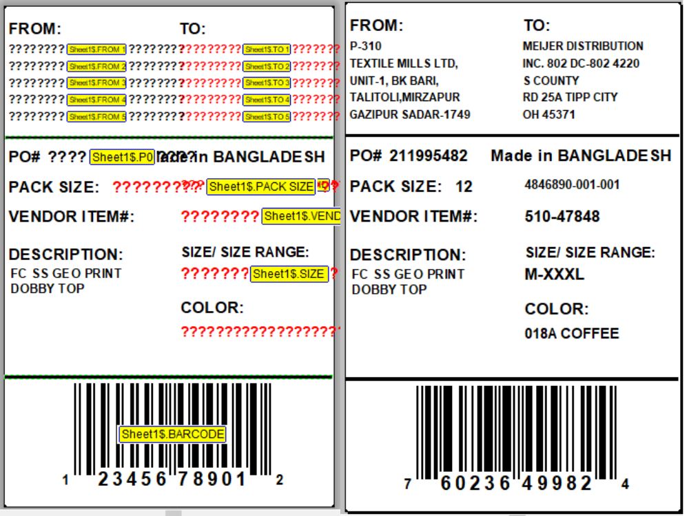 Any type of barcode & shipping sticker label design | Upwork