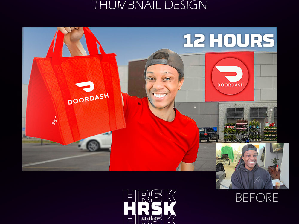 Mr Beast style thumbnail | Upwork