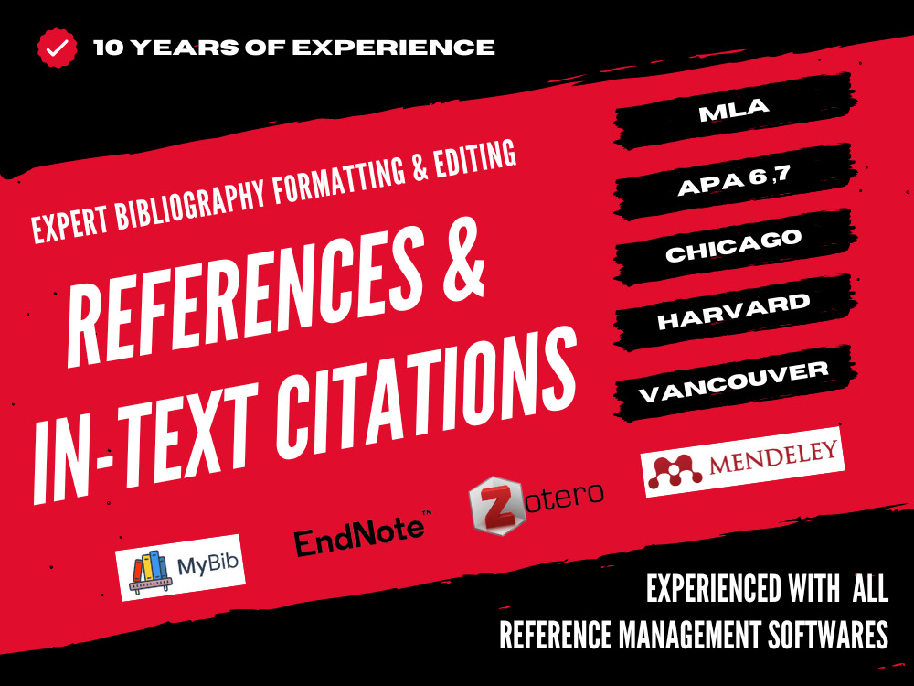 Professional Citation & Formatting: Academic Docs, 1-Hour Express ...