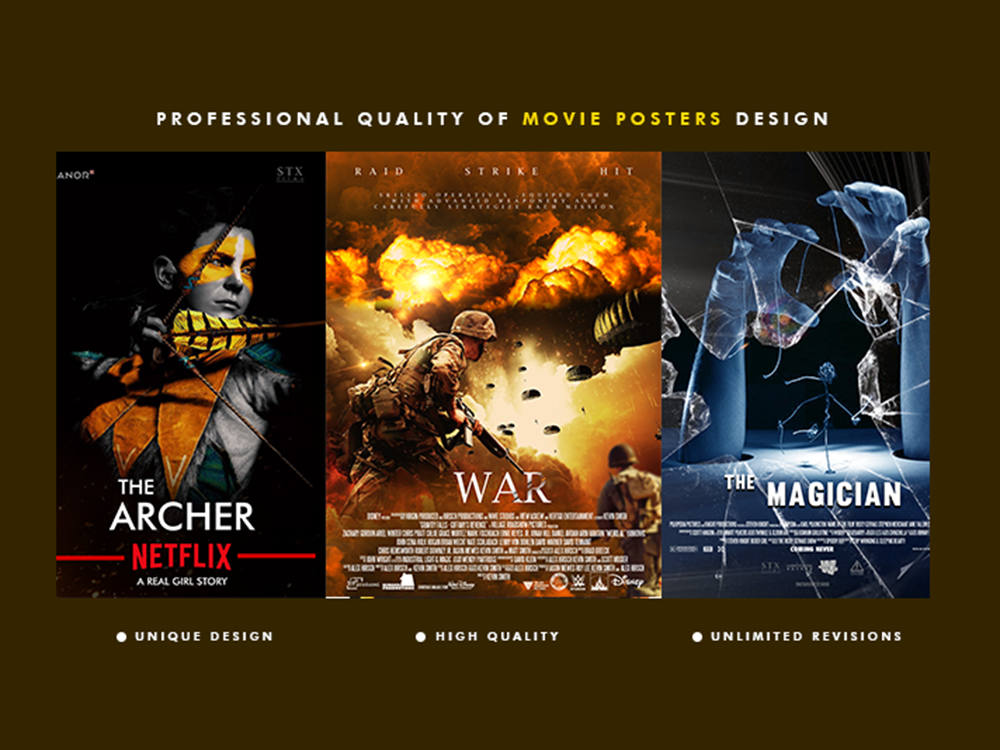 High-quality movie posters for your movies | Upwork
