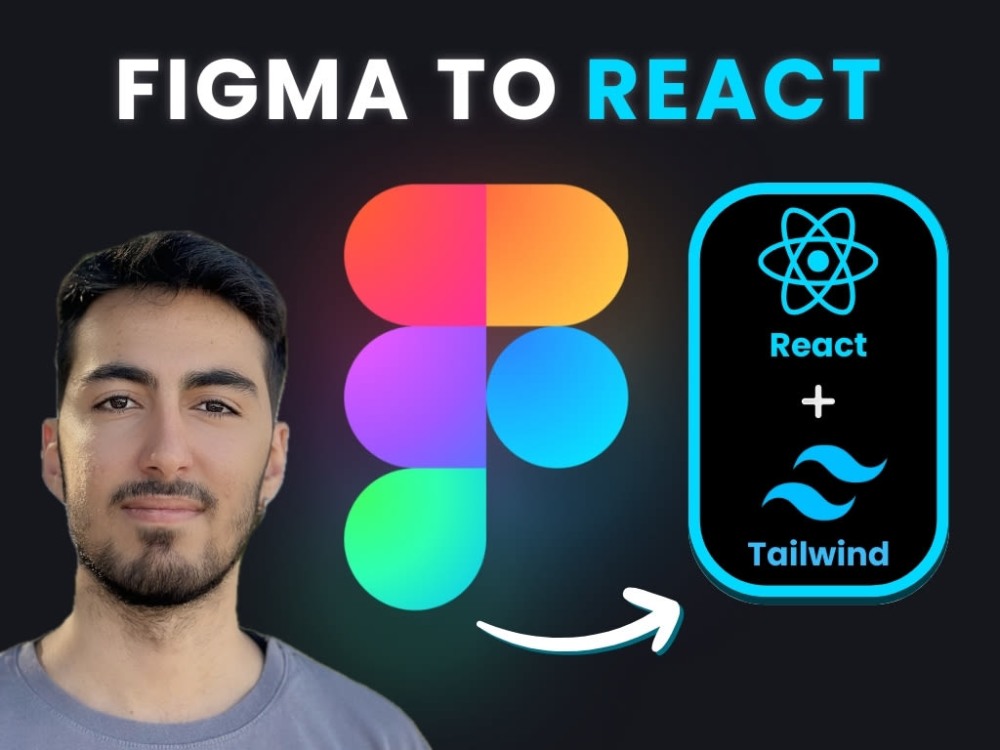 Your Figma design file converted to React.js + Tailwind | Upwork