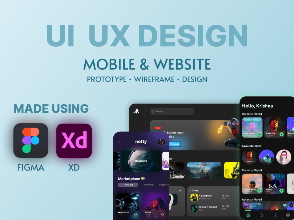 A professional UI UX design for mobile apps and websites | Upwork