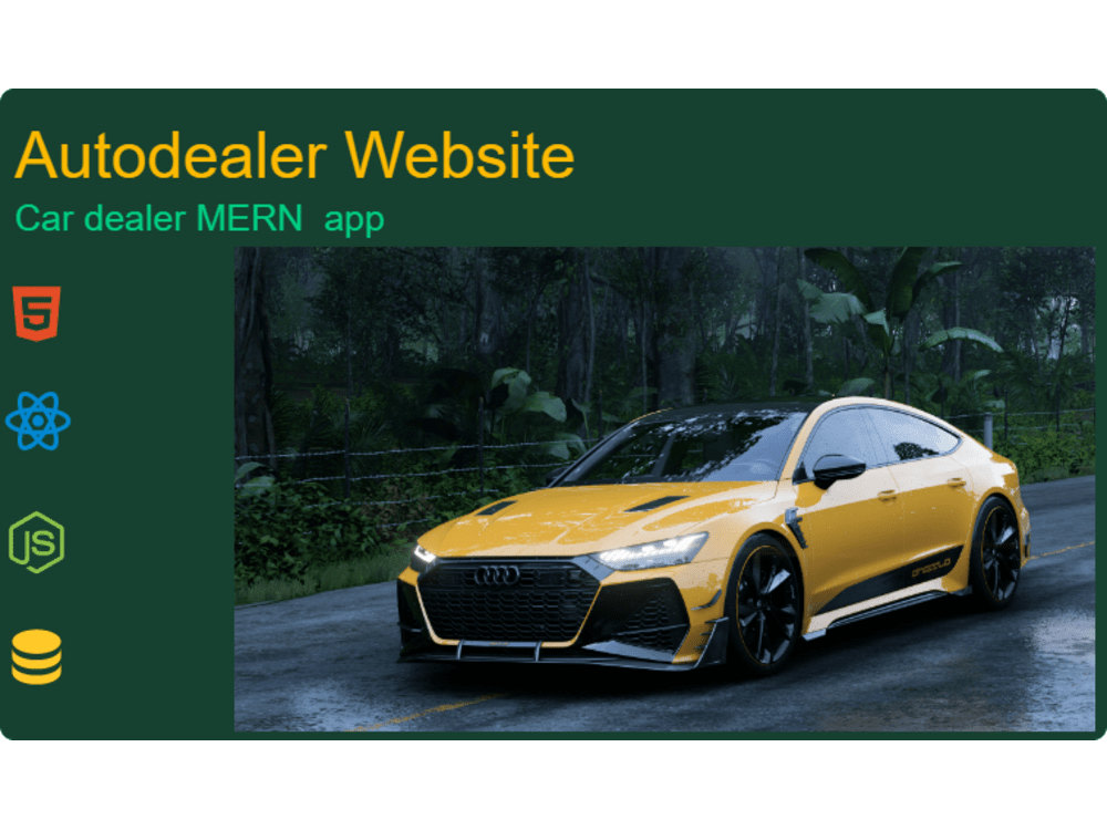 A custom MERN Stack Car Dealer Web App | Upwork