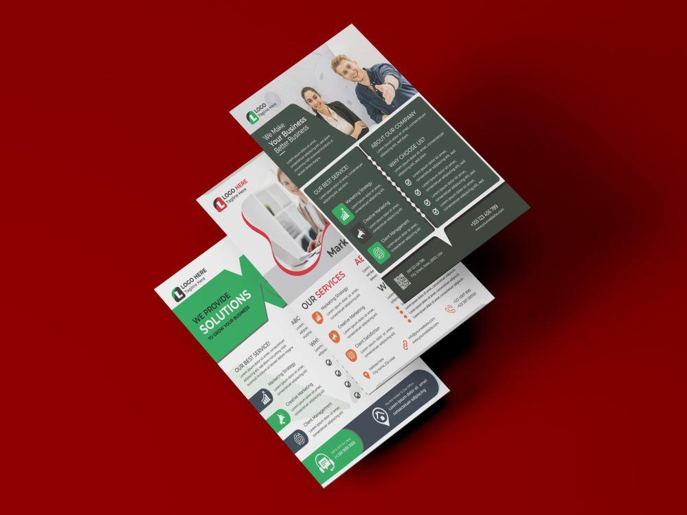 Print ready classy professional Flyers Design or Brochure Design | Upwork