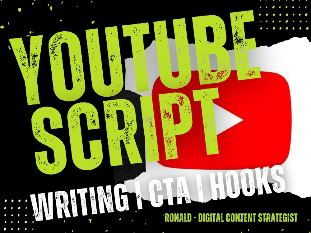 Engaging YouTube Script Writing | Scripts for Social Media | Upwork