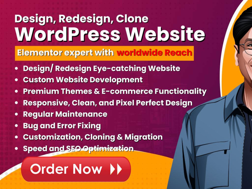 Design, redesign, clone, fix or revamp wordpress website | Upwork Design, redesign, clone, fix or revamp wordpress website | Upwork