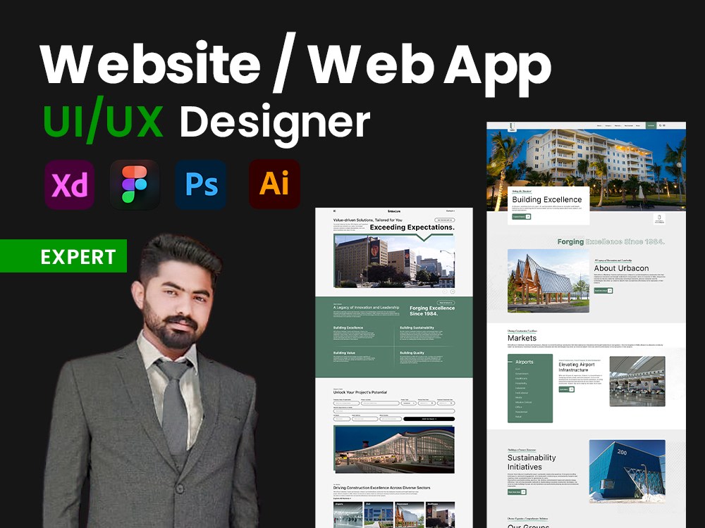 Website, Web App UI UX Designer Creative, Eye Catching Designs | Upwork