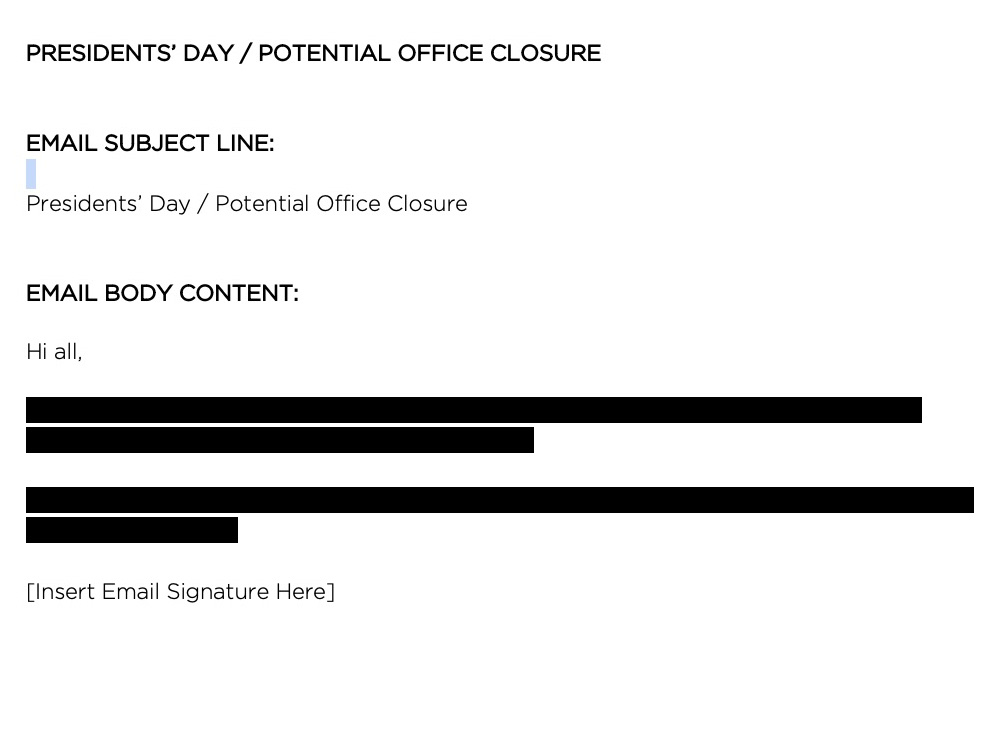 Ready-to-use executive email templates for company-wide communications ...