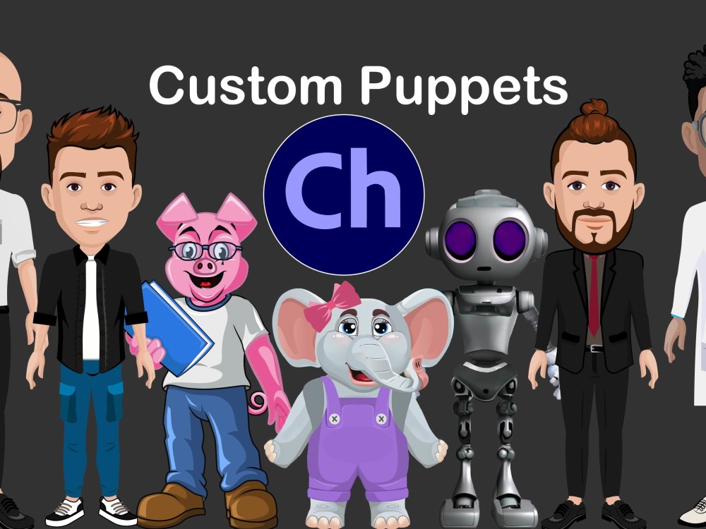 Full custom made adobe character animator puppets | Upwork