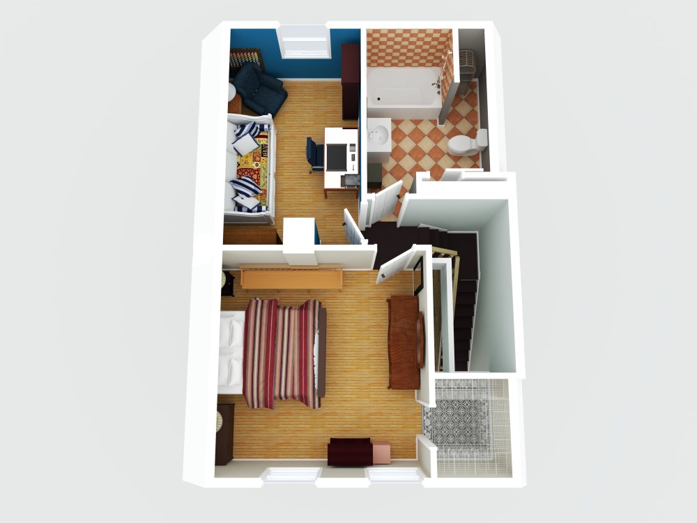 A 3D floor plan design with realistic render | Upwork