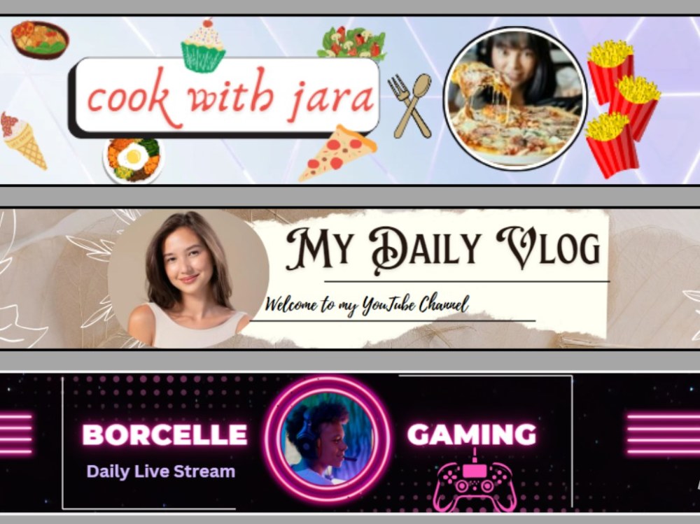 A professional Youtube banner for your channel. | Upwork