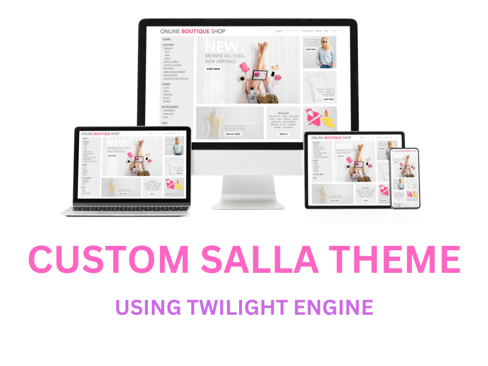 Custom salla theme using twilight engine | Upwork