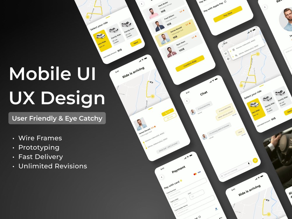 Modern mobile app ui design in Figma | Upwork