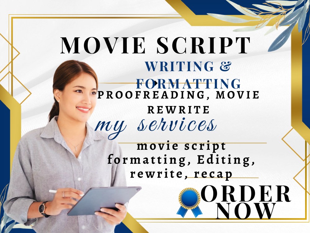 Movie script writing, formatting, editing | Upwork