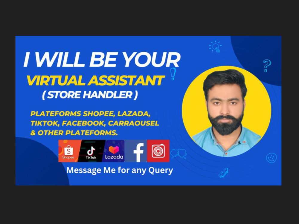 Virtual Assistant Expertise for Shopee Lazada Tiktok Social Media | Upwork