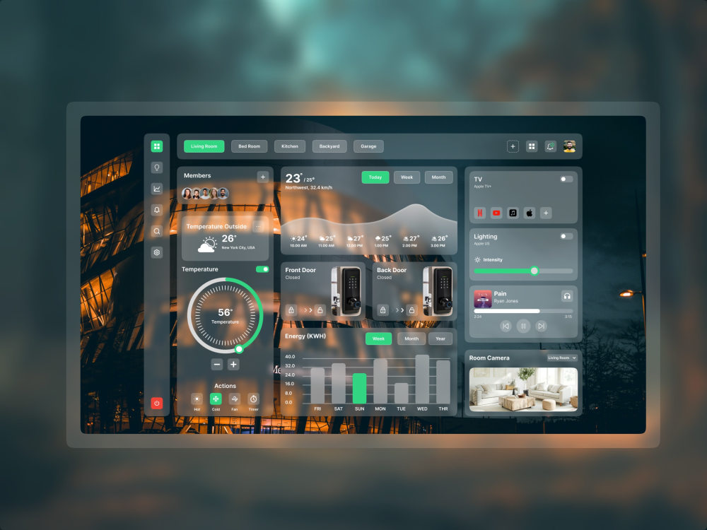Apple vision pro ui ux design in figma | Upwork