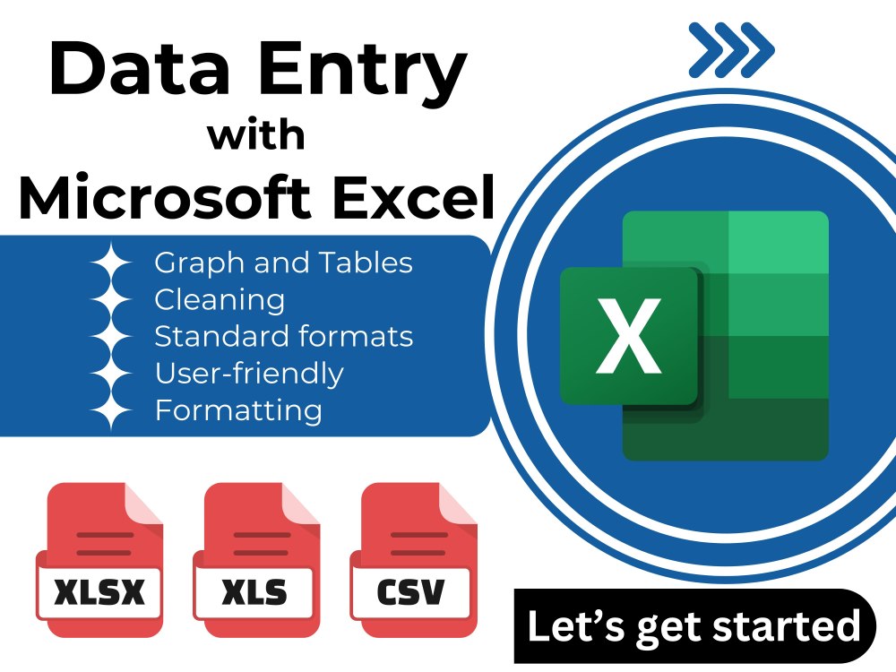 A Perfect Data Entry Task For You With Microsoft Excel Data Entry