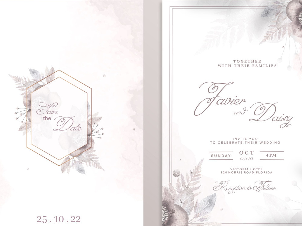 Custom Wedding Invitation Design & Template Services | Upwork
