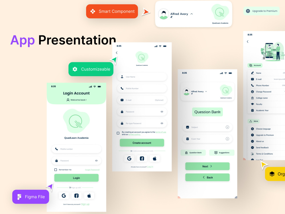 Tailored UI/UX Solutions: For Mobile App | Figma Design | Upwork