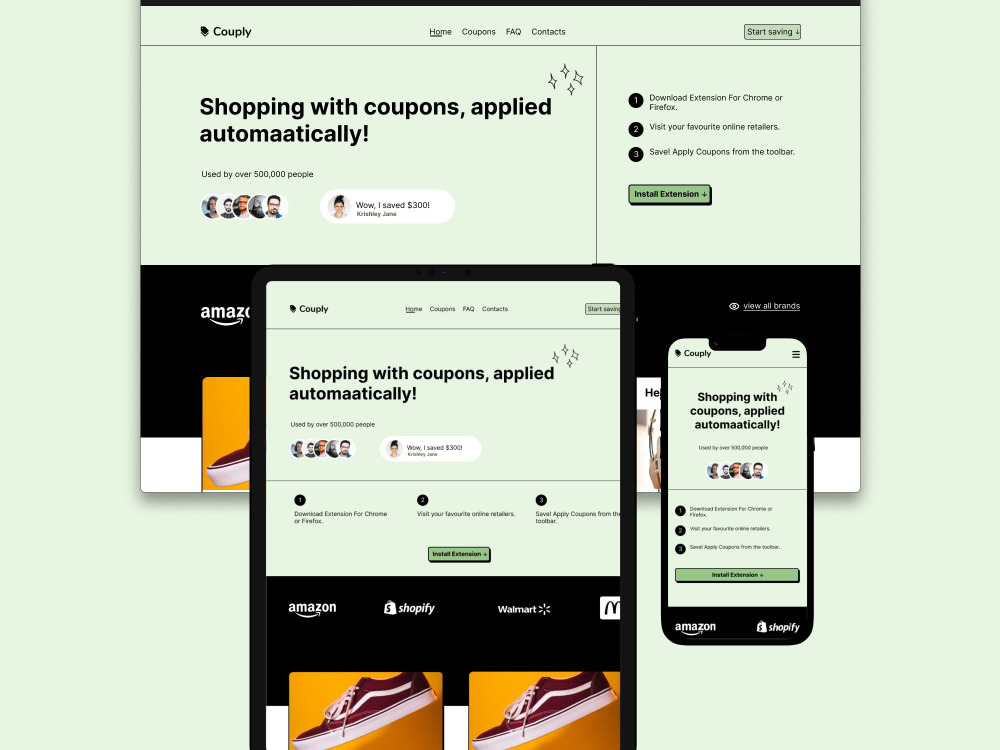 A refined mobile app, responsive website, and landing page. | Upwork