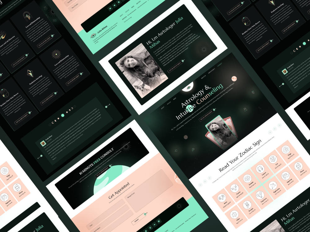 Responsive website UI/UX design, web UI design in Figma | Upwork