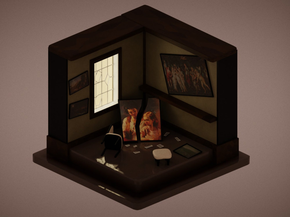 A low poly 3d scene | Upwork