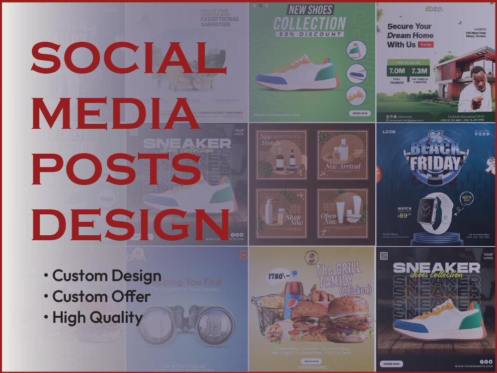 Engaging social media designs for Facebook, Instagram, LinkedIn and ...