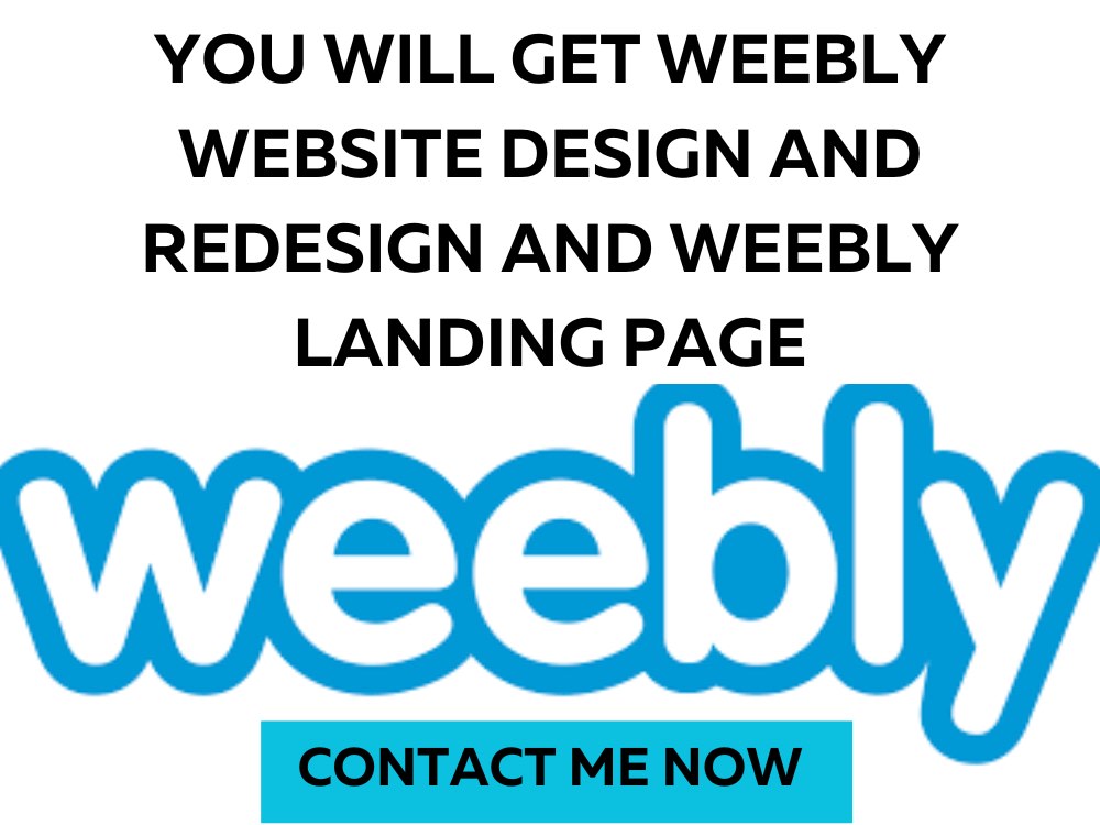 Weebly website design and redesign and weebly landing page | Upwork