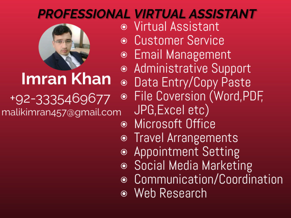 Professional Admin & Virtual Assistant Services | Upwork