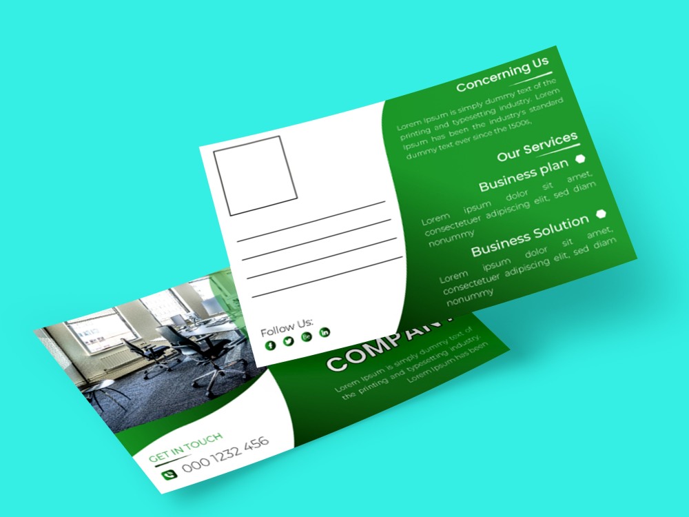 Creative and professional postcard designs for your business. | Upwork