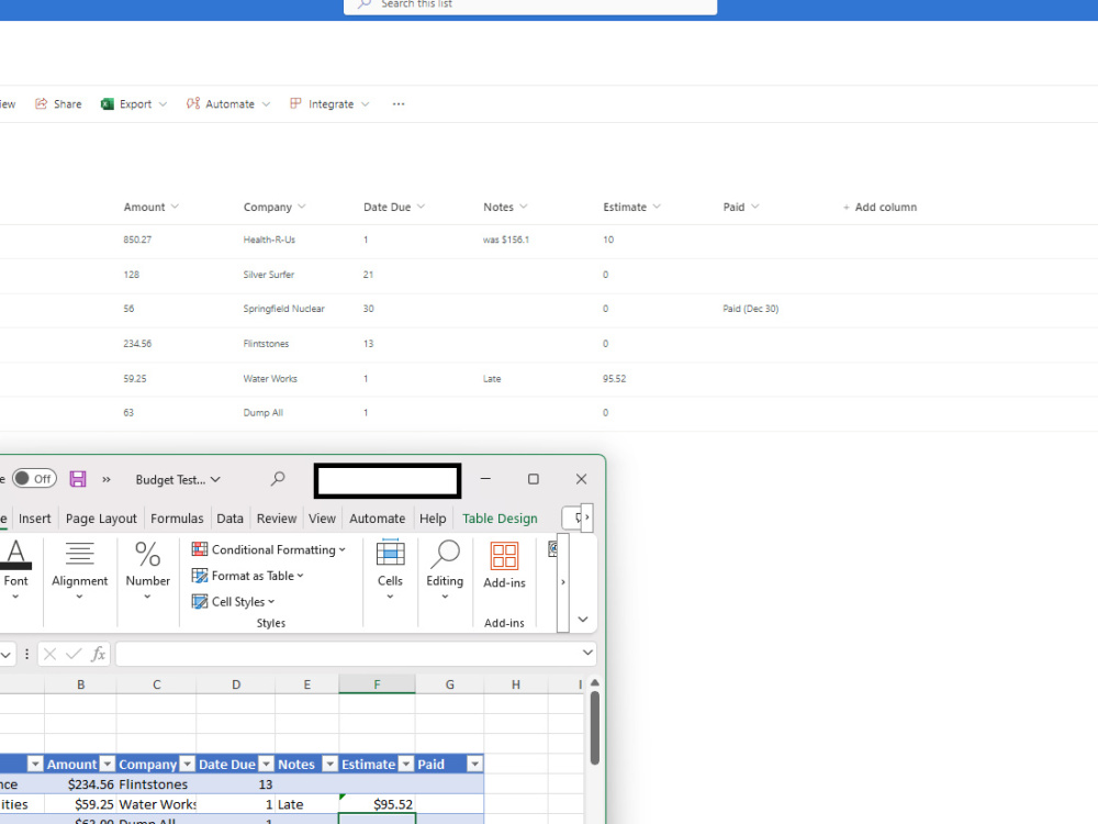 A customized SharePoint Form that adds rows from an Excel spreadsheet | Upwork
