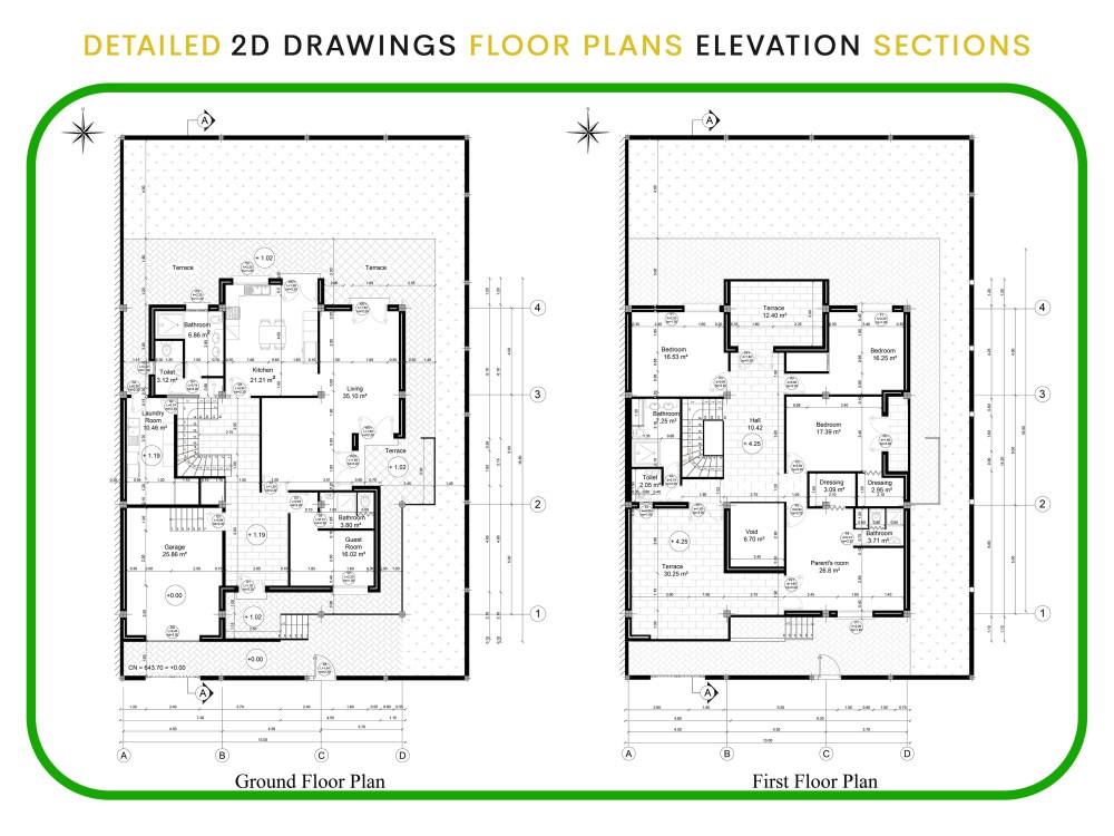 2D Architectural Drawings & Floor Plans | Upwork