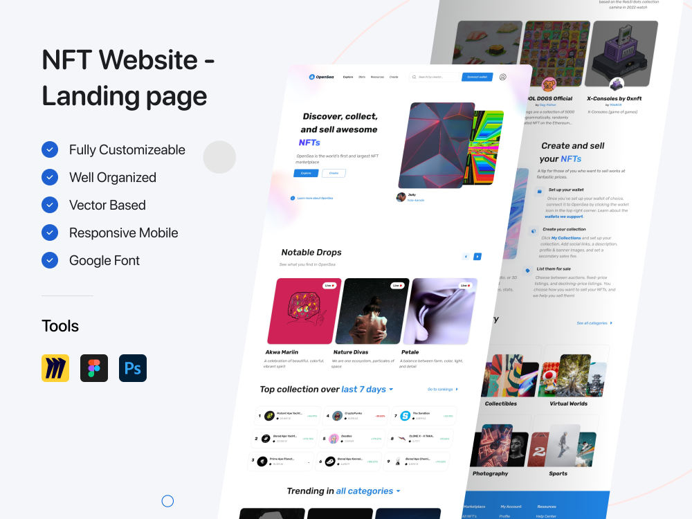 A Creative & Unique Landing page Design | Upwork