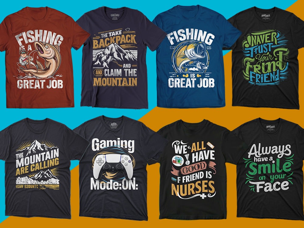 Bulk t shirt design for your POD business | Upwork