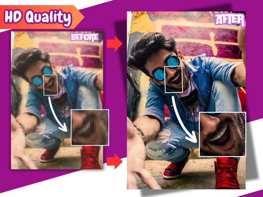 Enhanced, restored, and upscaled low-quality images. | Upwork