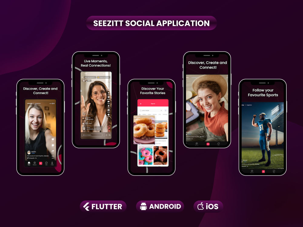 A fantastic social media mobile app in flutter | Upwork