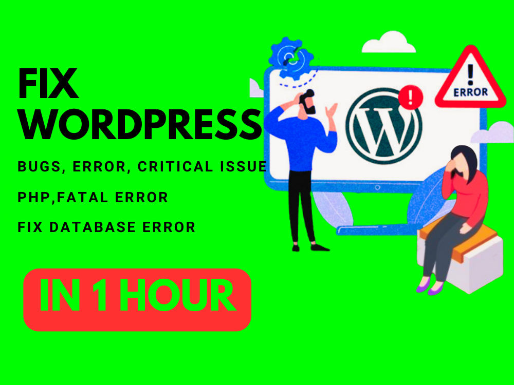 Fix WordPress errors, WordPress bugs, fix WordPress issues, fix HTML CSS | Upwork