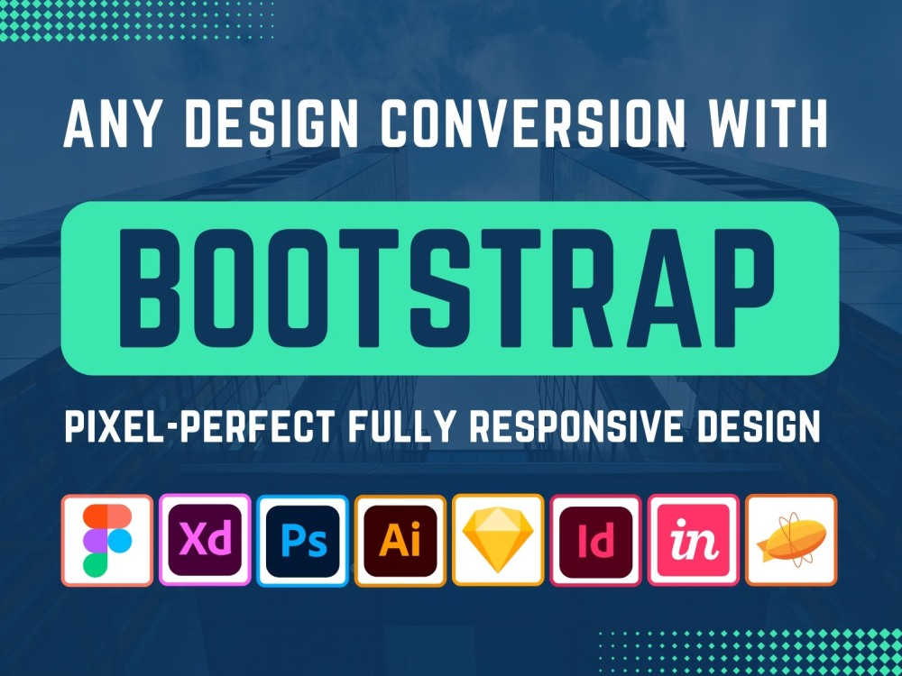 PSD, Figma, Invision, Sketch, XD to HTML, CSS, Tailwind CSS or Bootstrap | Upwork