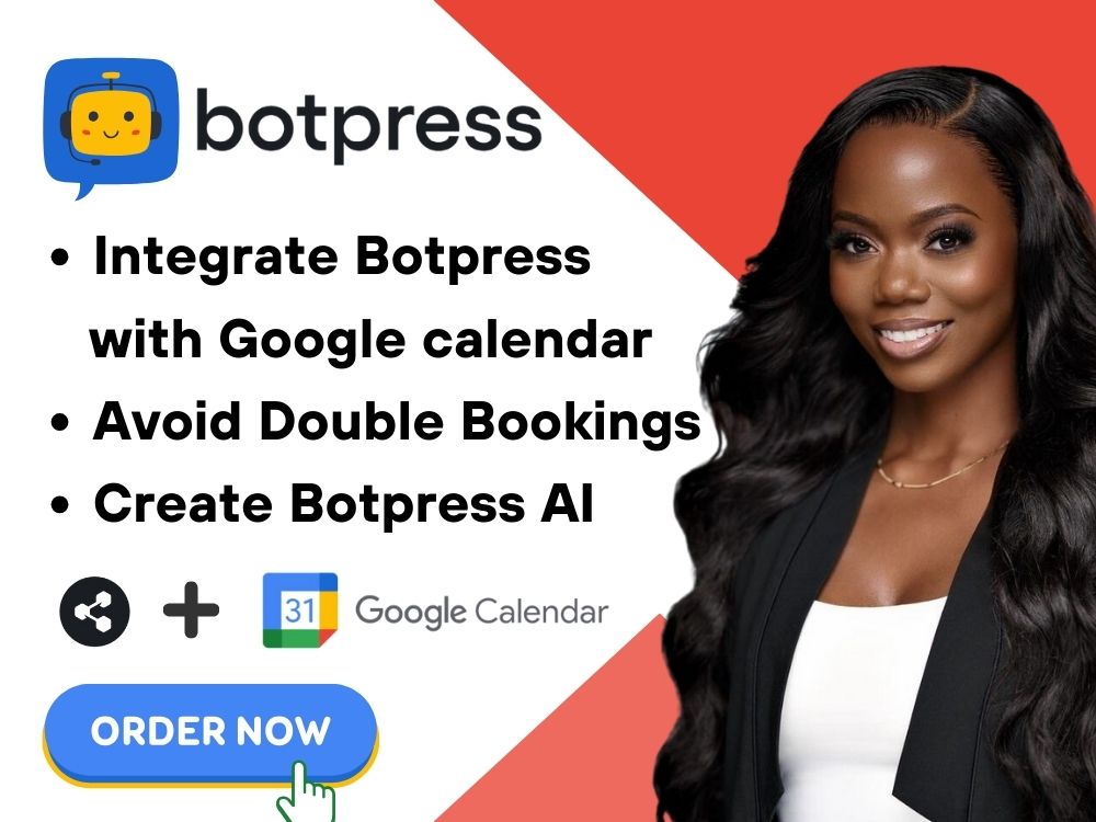 Integrate Botpress chatbot with Google Calender and avoid double booking | Upwork